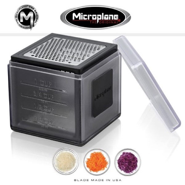 MICROPLANE Cube Grater Black- kangarucci.com.cy