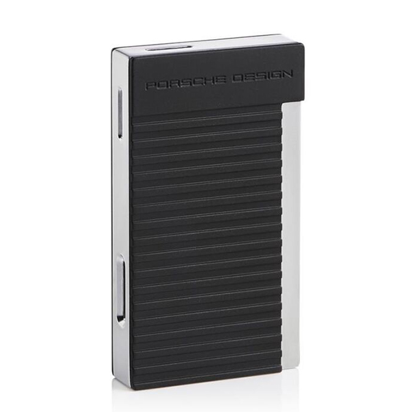 PORSCHE DESIGN LIGHTER P'3647 FLAT FLAME BLACK- kangarucci.com.cy